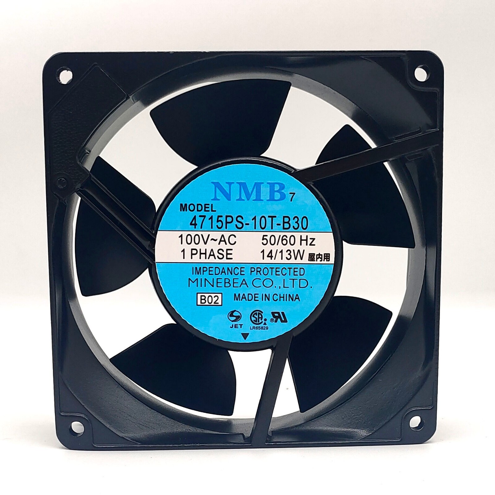 1 PCS NMB Fan 4715PS-10T-B30 AC100V 14/13W 12038 12CM Aluminum frame ...