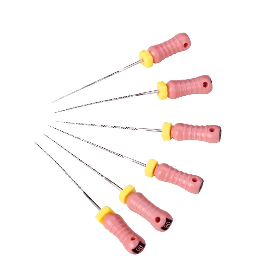 Dental Endo Root Canal Files Stainless Steel K-Files Hand Use 21/25 mm ...