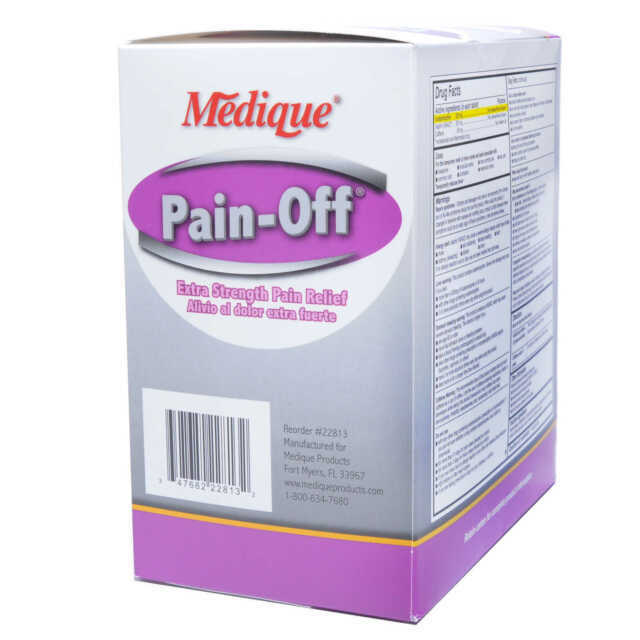Medique Products 22813 Pain-off Tablets 500 Tablets 250 X 2 for sale ...