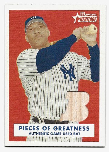 2006 Topps Heritage #PG-GS Gary Sheffield BAT Relic YANKEES | eBay