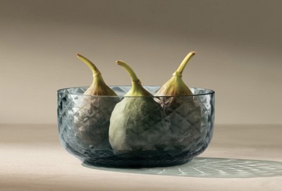 LSA Blown Glass Water Blue Dapple Bowl Diameter 4.75in, NEW IN BOX! | eBay