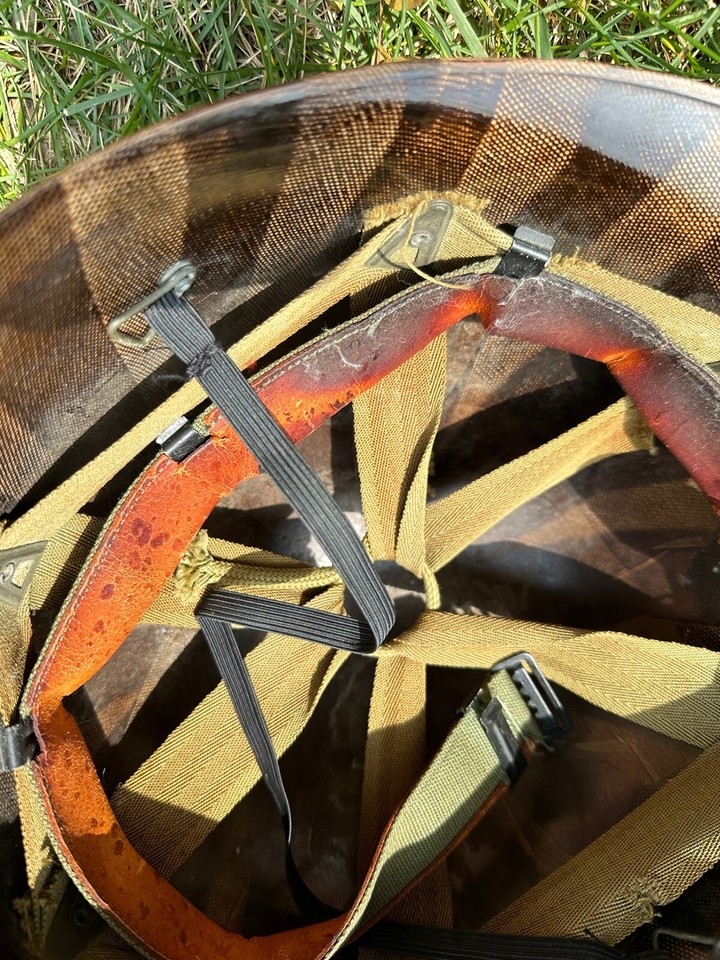 Vintage US WW 2 M-1 head band liner helmet PLASTIC LINER Good Condition ...
