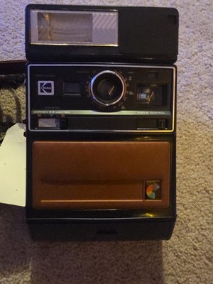 Vintage Kodak Colorburst 300 Instant Camera W Leather Case (UNTESTED ...