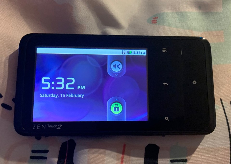 Creative Zen Touch 2 - 4GB - Android Based MP3 and Video Player Tested ...