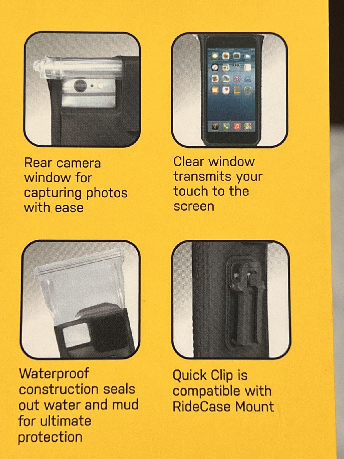 TOPEAK SMARTPHONE DRYBAG for IPHONE 6/6S New In Package. QuickClick ...