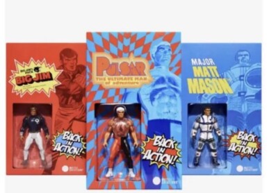 SDCC 2022 Mattel Back In Action! Major Matt Mason Big Jim & Pulsar ...