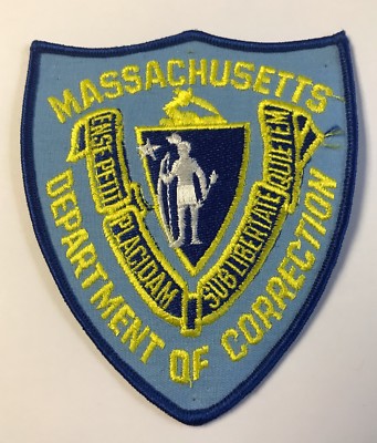 Massachusetts Department of Corrections Cloth Patch | eBay