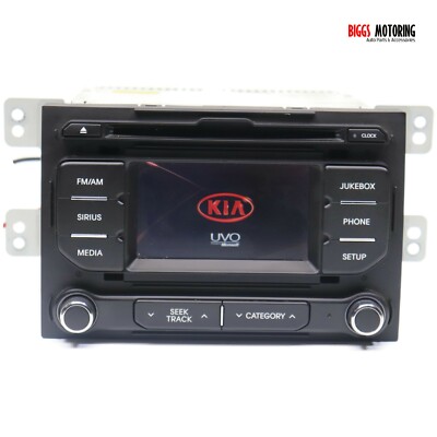 2013-2015 Kia Rio Radio Stereo Cd Player Display Screen 96160-1W100CA ...
