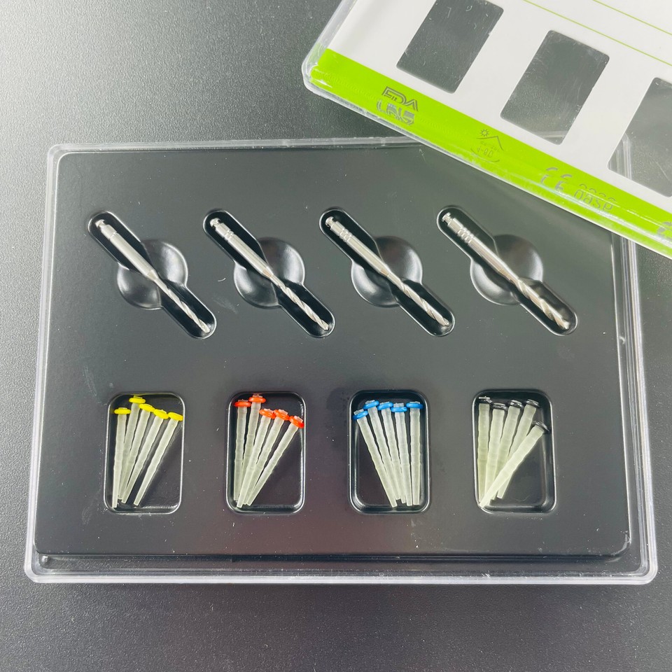 Dental Quartz Fiber Post Root Canal Pin Resin Screw Post 1.2-1.8mm ...