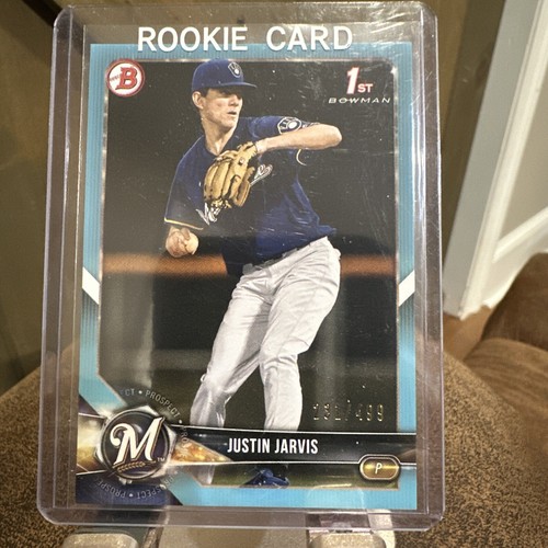 2018 Bowman 1st Justin Jarvis Blue Refractor /499 | eBay