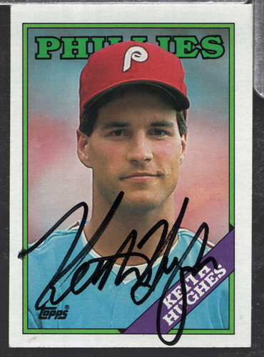 Keith Hughes Phillies Autographed 1988 Topps #781 w/COA 012524NPCD73 | eBay
