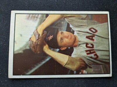 1953 Bowman Color Baseball Card # 50 Lou Kretlow - Chicago White Sox ...