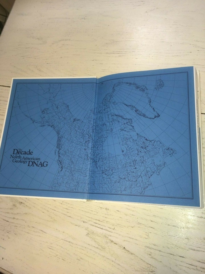 Surface Water Hydrology HC Book Geology North America 3 Color Maps ...