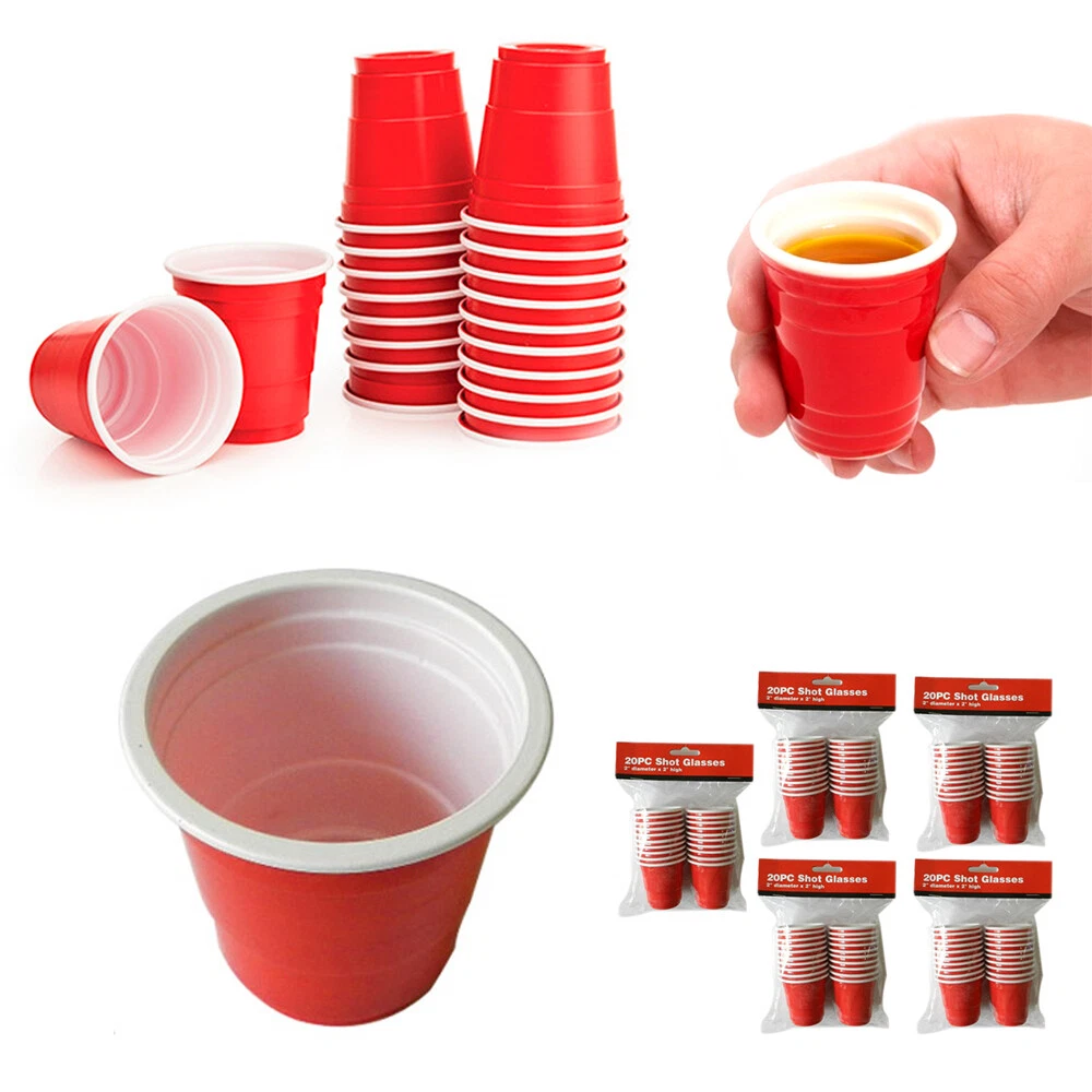 Red Jello Cups