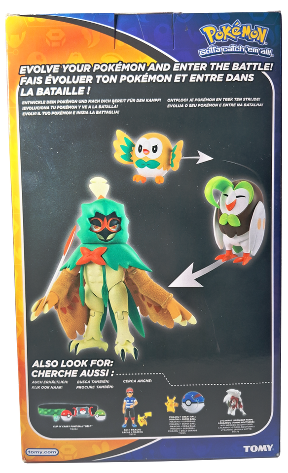 Pokemon Rowlet Dartrix Decidueye Evolution Action Figure Set - TOYS R ...