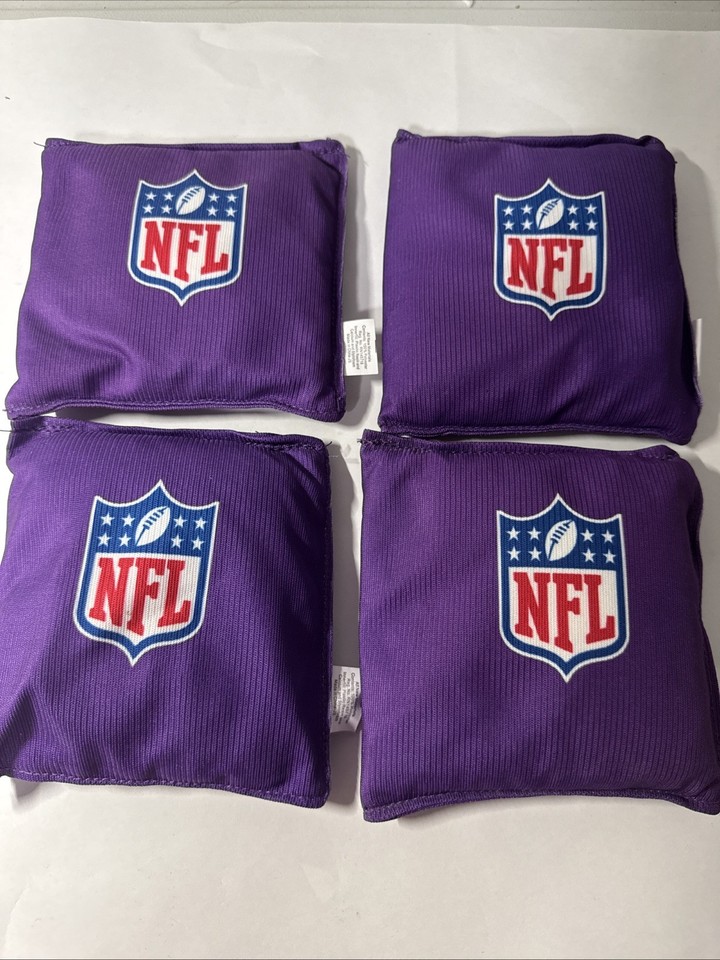 Proline NFL Minnesota Vikings Cornhole Bean Bag Set (4 Pack) NEW ...