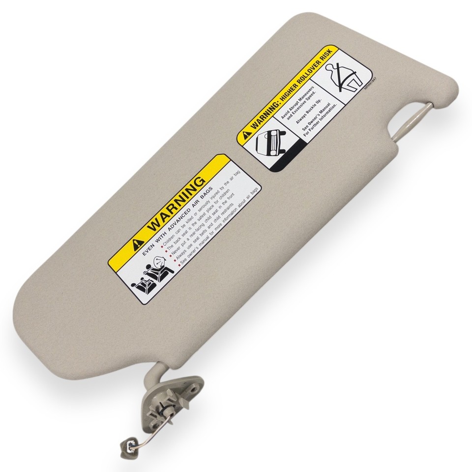 2014-2020 Mitsubishi Outlander Driver Left Side Sun Visor Tan Lighted ...