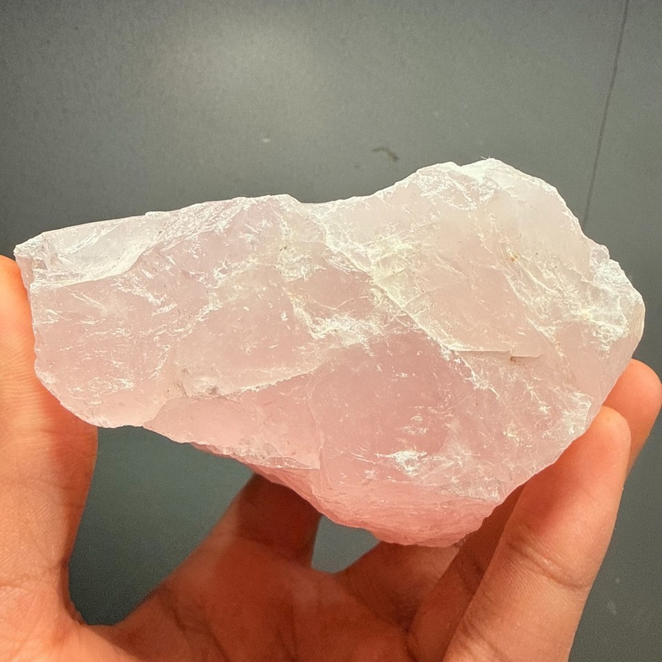 Natural Rose Quartz Rough 1.6 – Premium Pink Crystal for Cutting ...