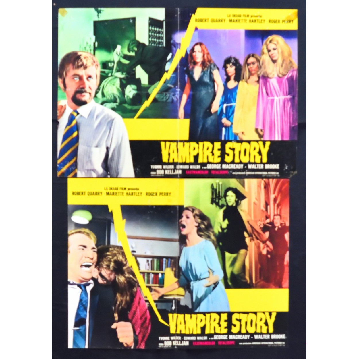 Fotobuste VAMPIRE STORY Dracula Vampir Yorga Monster Zombie Bob Kelljan ...