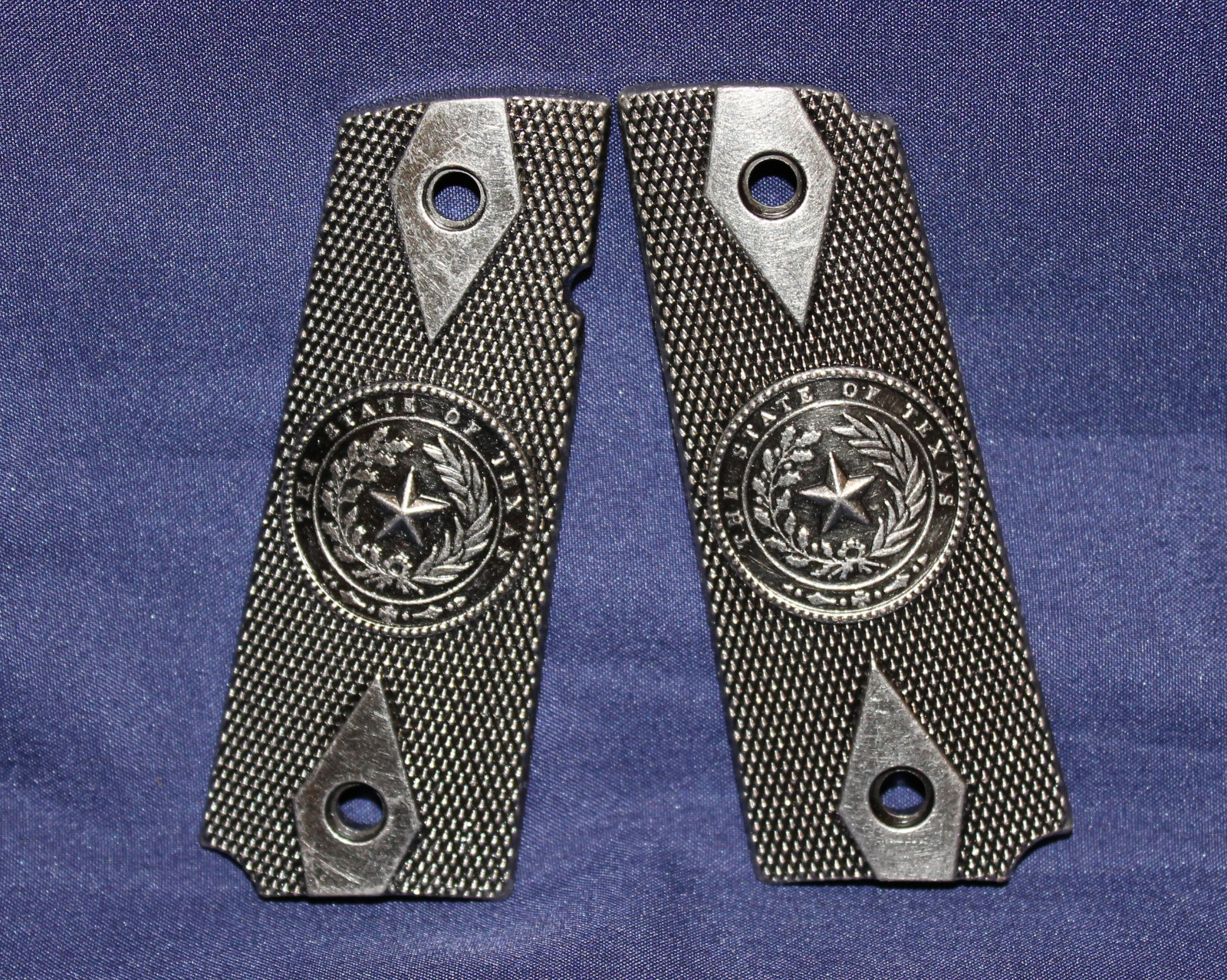 1911 Texas State Seal Metal Pistol Grips M1911 Clone models 3-1/16 ...