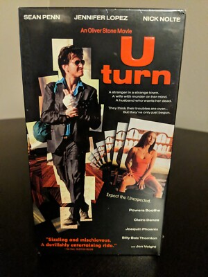 U-Turn - Penn Lopez Nolte Danes Phoenix Voight (VHS 1998) BRAND NEW ...