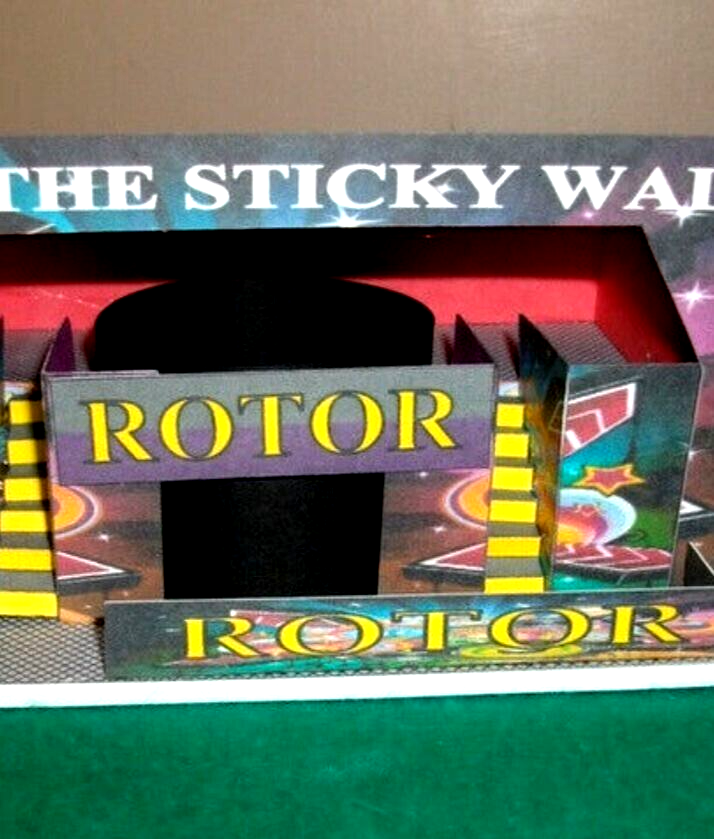 HO Scale Carnival Fair Ride THE ROTOR Card Kit YOU Build! LEDs Rare Kit ...