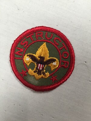1960's Instructor Gauze plastic back youth BSA Position Patch | eBay