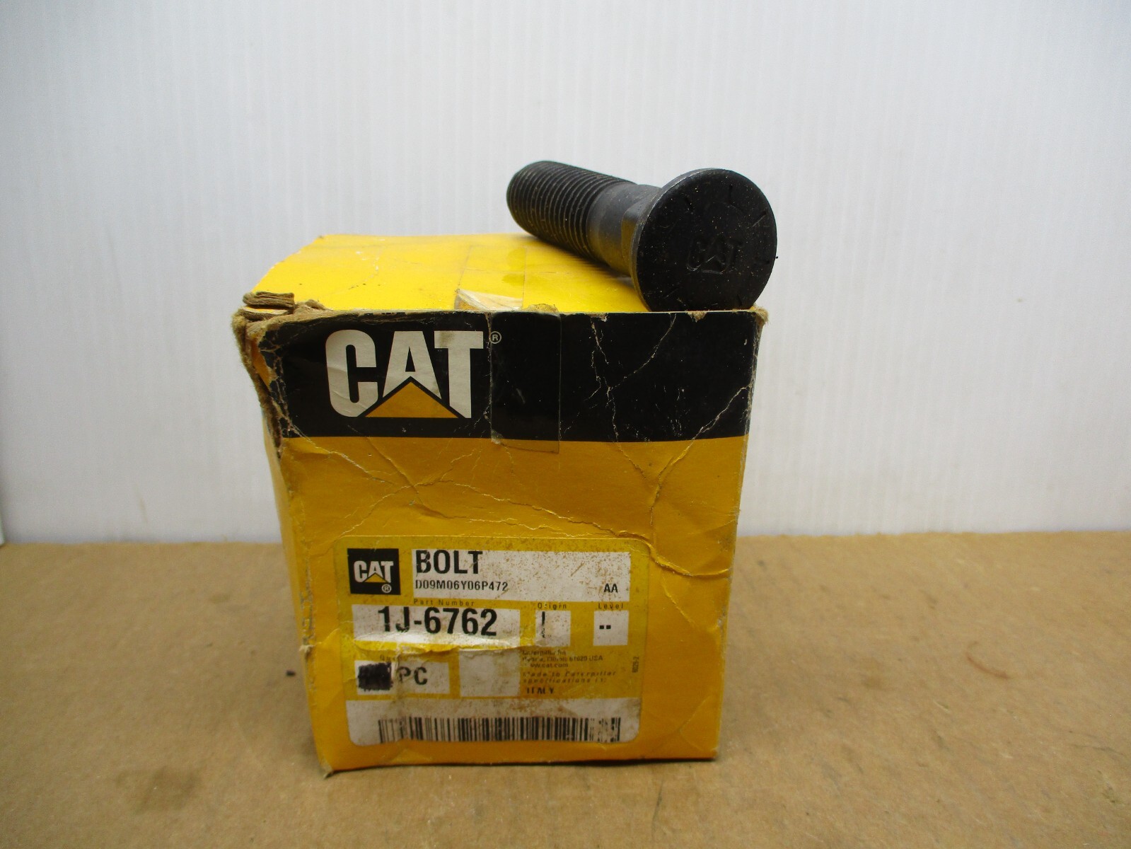 1j6762 Genuine CAT Plow Bolt Bolts Caterpillar 1j-6762 for sale online ...