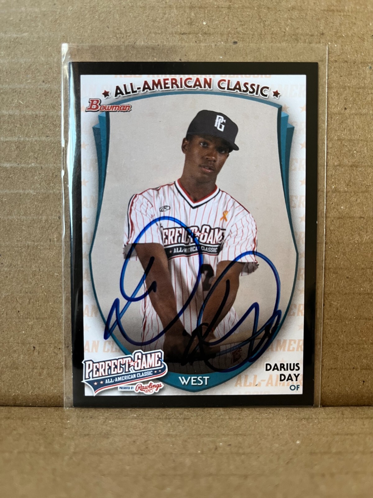 Darius Day In Person IP Hand Signed Auto Baseball Card | eBay