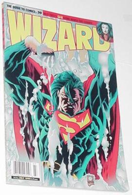 Wizard 59 Superman by Joe Quesada Cover | eBay
