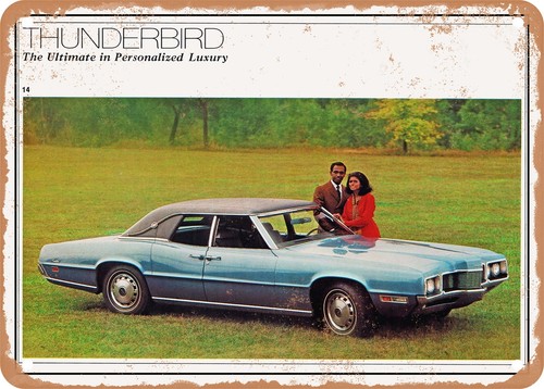 METAL SIGN - 1970 Thunderbird Landau Vintage Ad | eBay