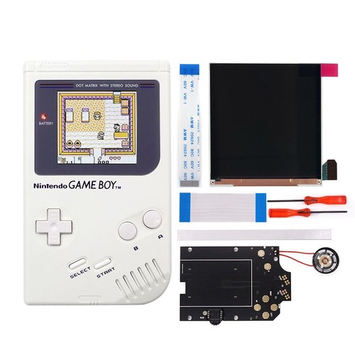 GBO DMG Q5 IPS Backlight LCD Display Kits Pure white Pre-cut Shell For ...