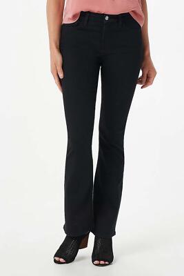 Jen7 for 7 for All Mankind Petite Slim Bootcut Black | eBay