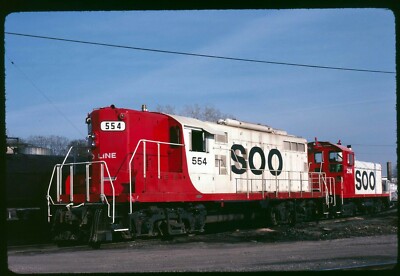Original Rail Slide - SOO Soo Line 554+ Schiller Park IL 4-1980 | eBay