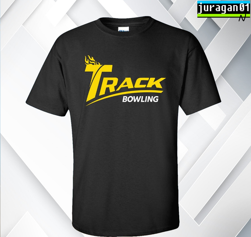 New Track Bowling Logo Black T-Shirt S M L XL 2XL 3XL 4XL 5XL | eBay