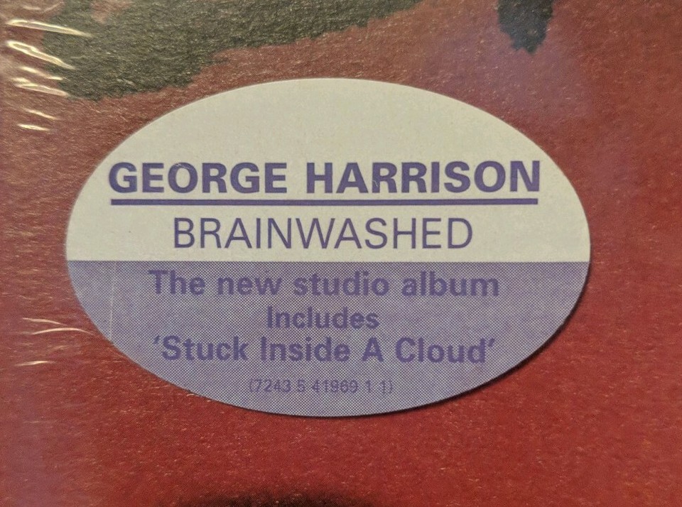 George Harrison Brainwashed 1st Pressing EMI Sealed LP Song Title ...