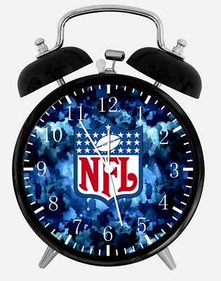 NFL Alarm Desk Clock 3.75" Home or Office Decor Z128 Nice For Gift | eBay