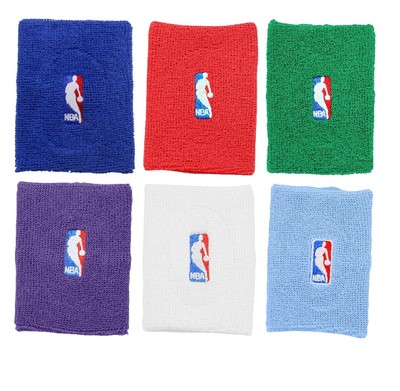 Basketball NBA Logo Terry Armband - Multiple Colors- Red Blue Green ...