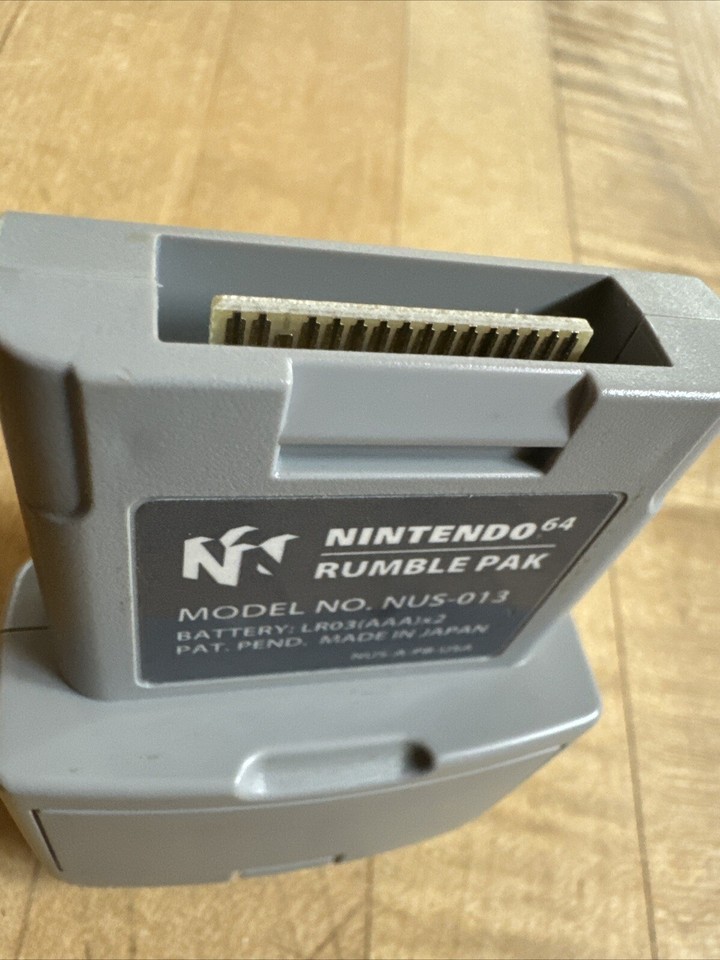 Official OEM Nintendo 64 N64 Rumble Pak Pack Controller Shaker NUS-013 ...