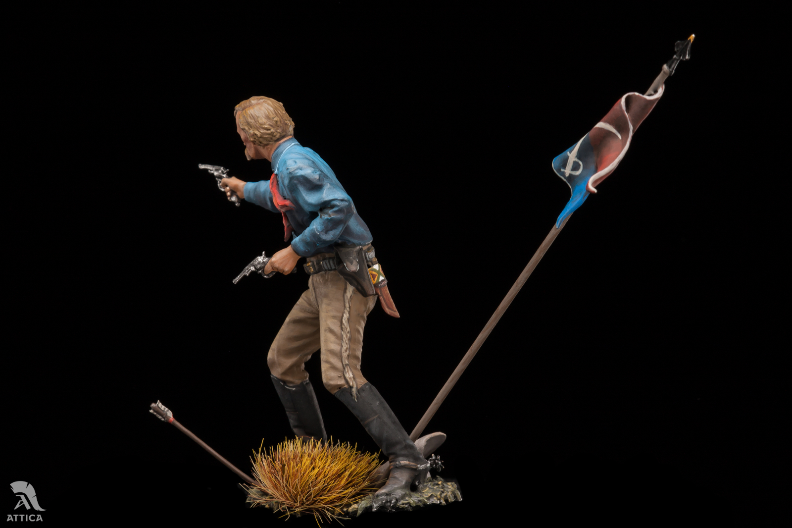 George Custer - Battle of Little Bighorn Painted Tin Toy Soldier Pre ...