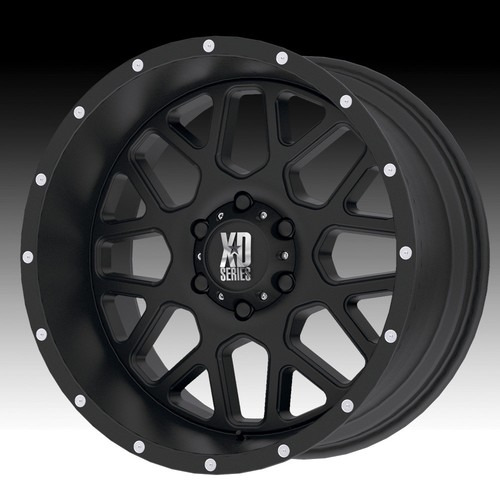 KMC XD 820 Grenade S057L120A-H34 Satin Black fits 6x120 wheels only NEW ...