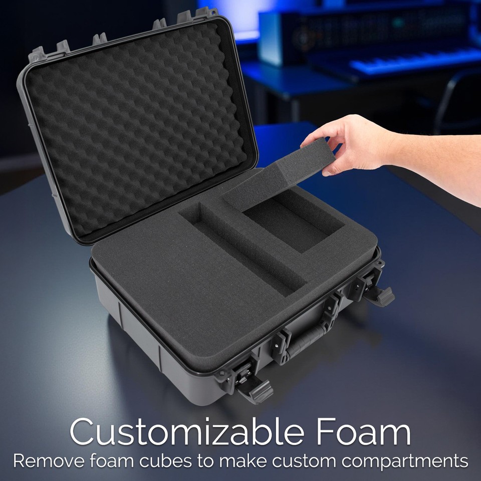 CASEMATIX Hard Microphone Case fits Shure & Sennheiser Wireless Mic ...