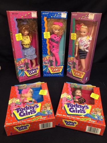 Today’s Girls Fashion Doll Lot Of 5 Boxed 6”, 11 1/2” dolls Creata Inc ...