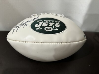 Joe Namath Autographed New York jets Football Super Bowl III | eBay