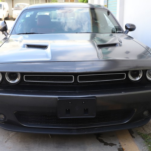 Front License Plate Bracket Base for Dodge Challenger 2010+ Black ...