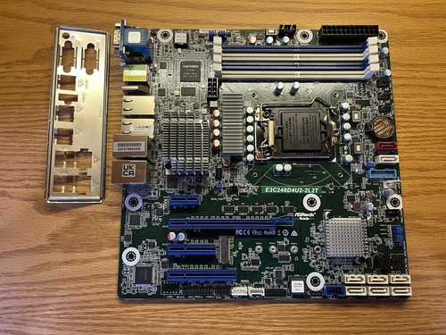 ASRock Rack E3C246D4U2-2L2T Motherboard | Xeon E C246 | LGA1151 | DDR4 ...