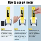 2xDigital PH Tester 0.01 High Accuracy PH Meter for Water, 0-14.0PH ...