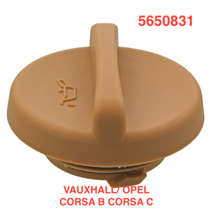 OIL FILLER CAP WITH SEAL VAUXHALL ASTRA CORSA VECTRA MERIVA ZAFIRA ...
