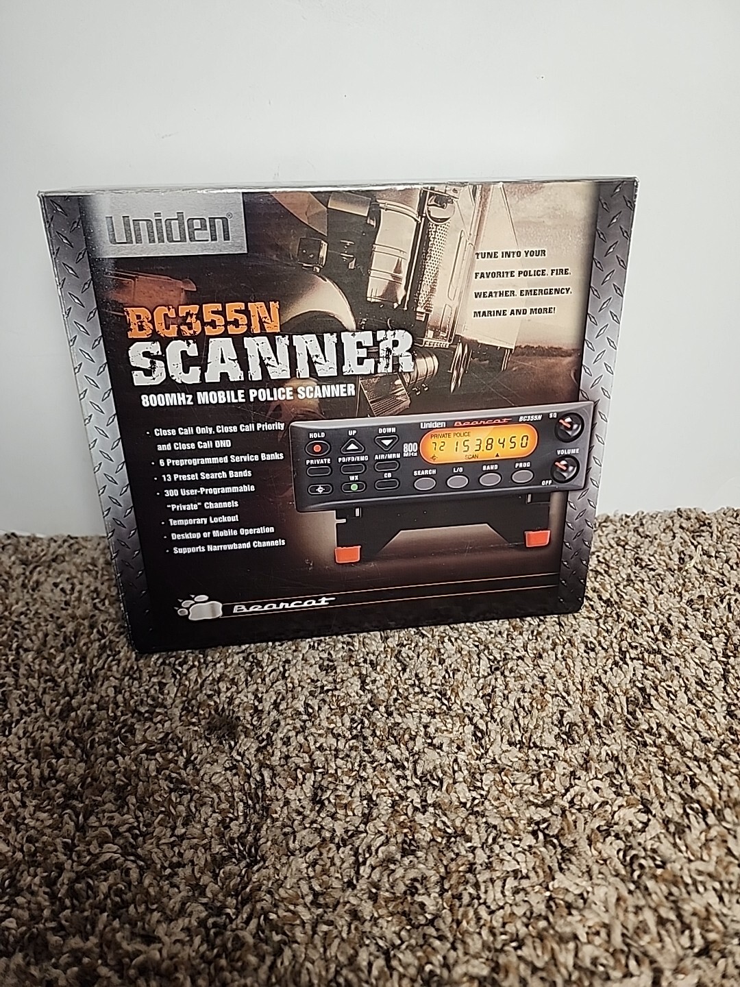 Uniden BC355N 300 Channel Mobile Base Scanner for sale online | eBay