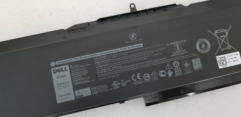 NEW Genuine Dell Precision 3541 3551 BATTERY 11.4V 97WH D191G TYPE ...